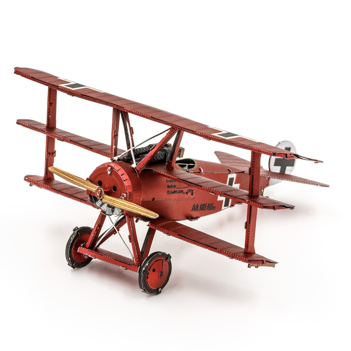 3D Metal Kits - Fokker Dr.I Triplane - The Red Baron - SARCO, Inc