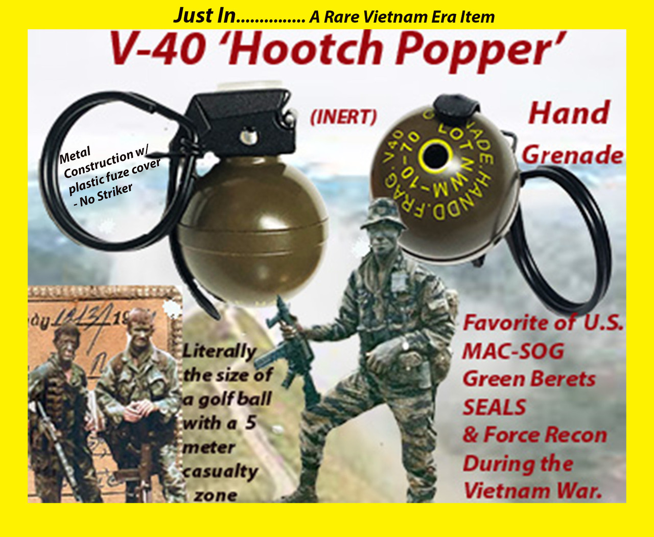 V40 Hooch Popper Grenade - SARCO, Inc