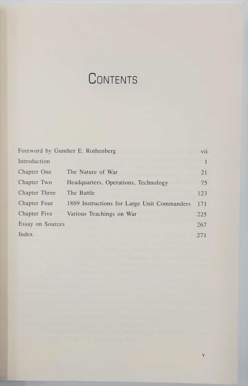 Moltke On the Art of War: Selected Writings - SARCO, Inc