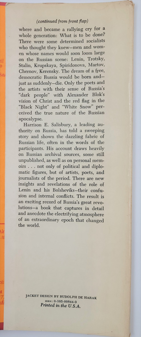 Black Night, White Snow: Russia's Revolutions 1905-1917 - SARCO, Inc