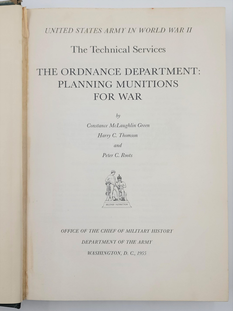 The Ordnance Department Planning Munitions for War - SARCO, Inc