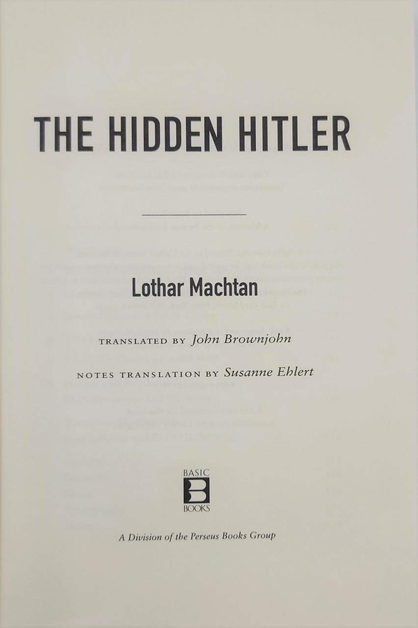 The Hidden Hitler - SARCO, Inc