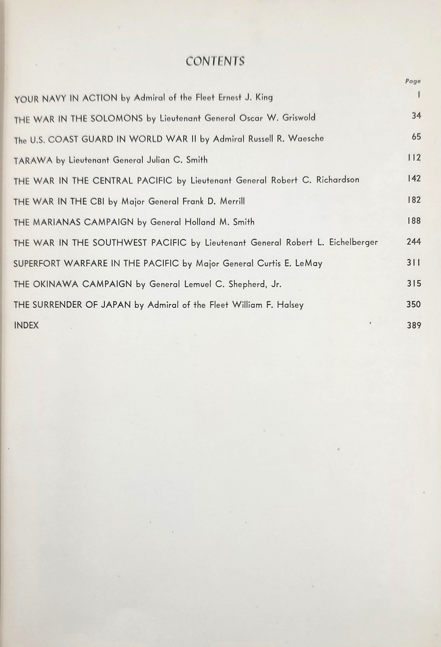 Pictorial History of World War II, Volume 2, the War in the Pacific ...