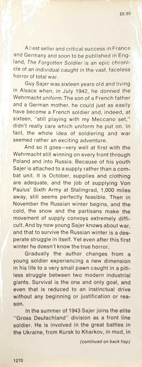The Forgotten Soldier - SARCO, Inc