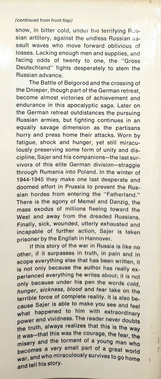 The Forgotten Soldier - SARCO, Inc