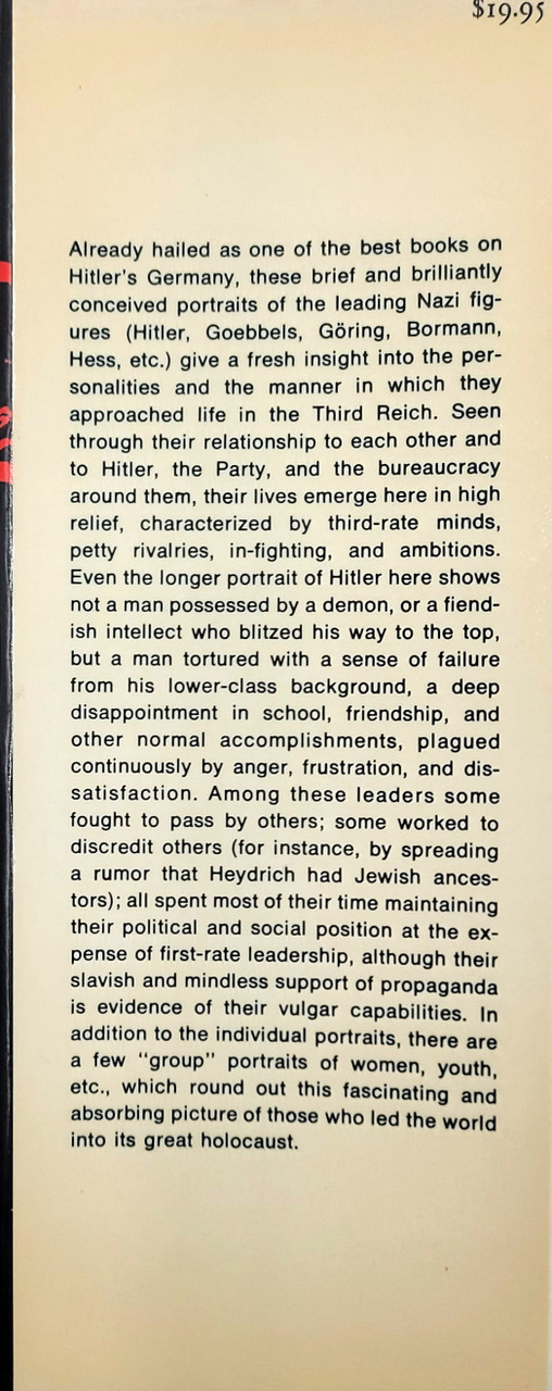 The Face of the Third Reich: Portraits of the Nazi Leadership - SARCO, Inc