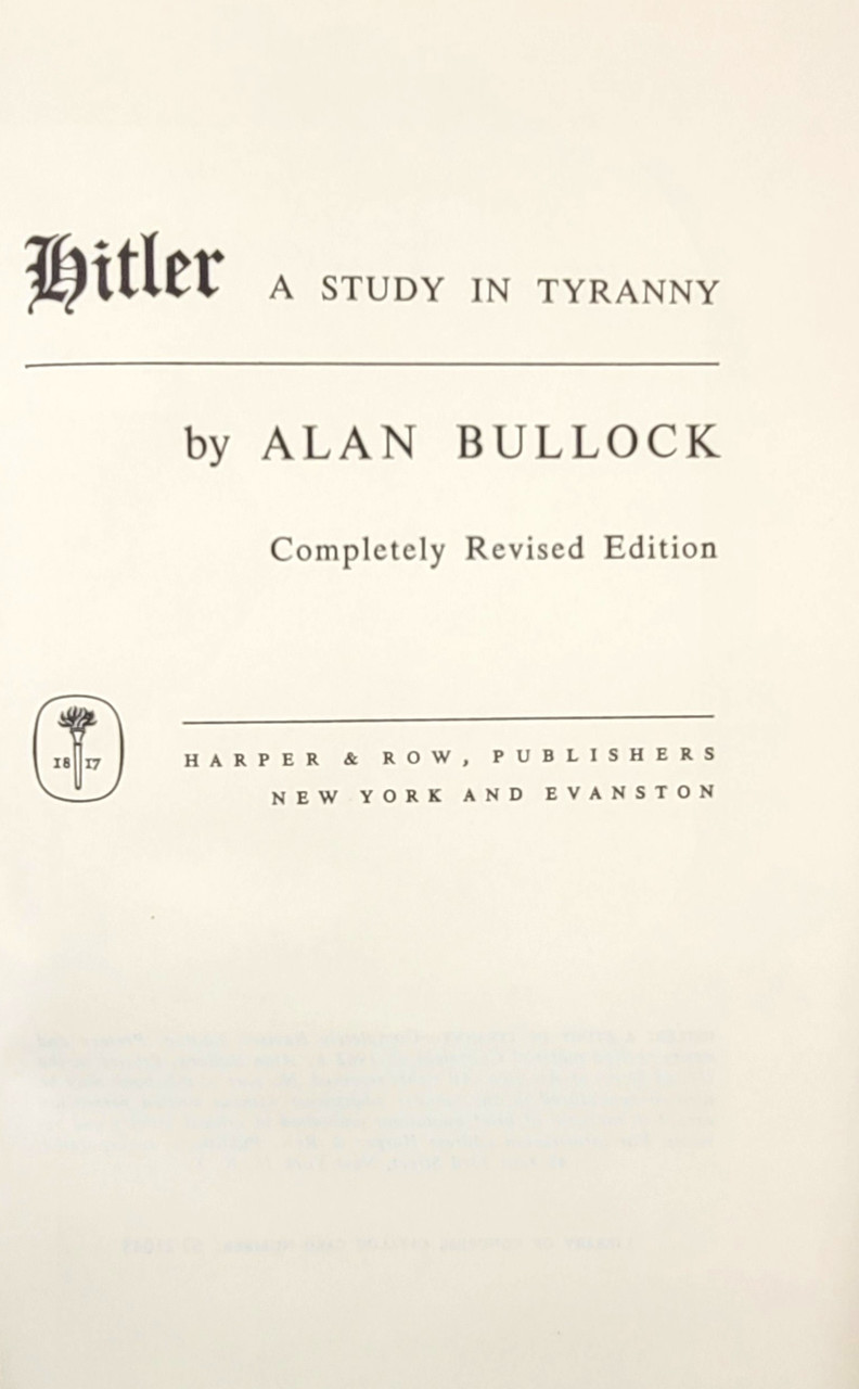 Hitler, A Study in Tyranny - SARCO, Inc