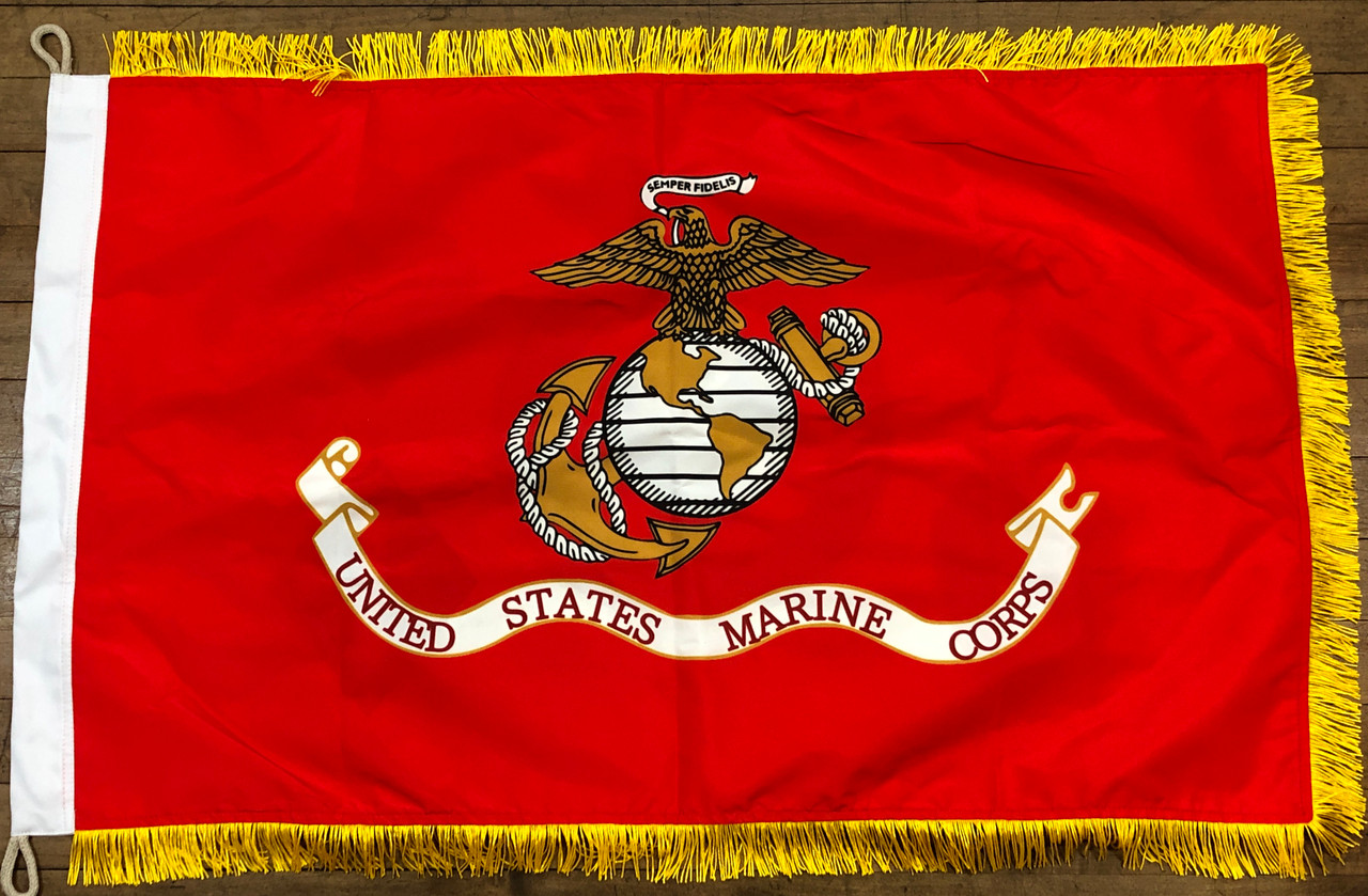 USMC Double Sided Flag 3x5’ - SARCO, Inc