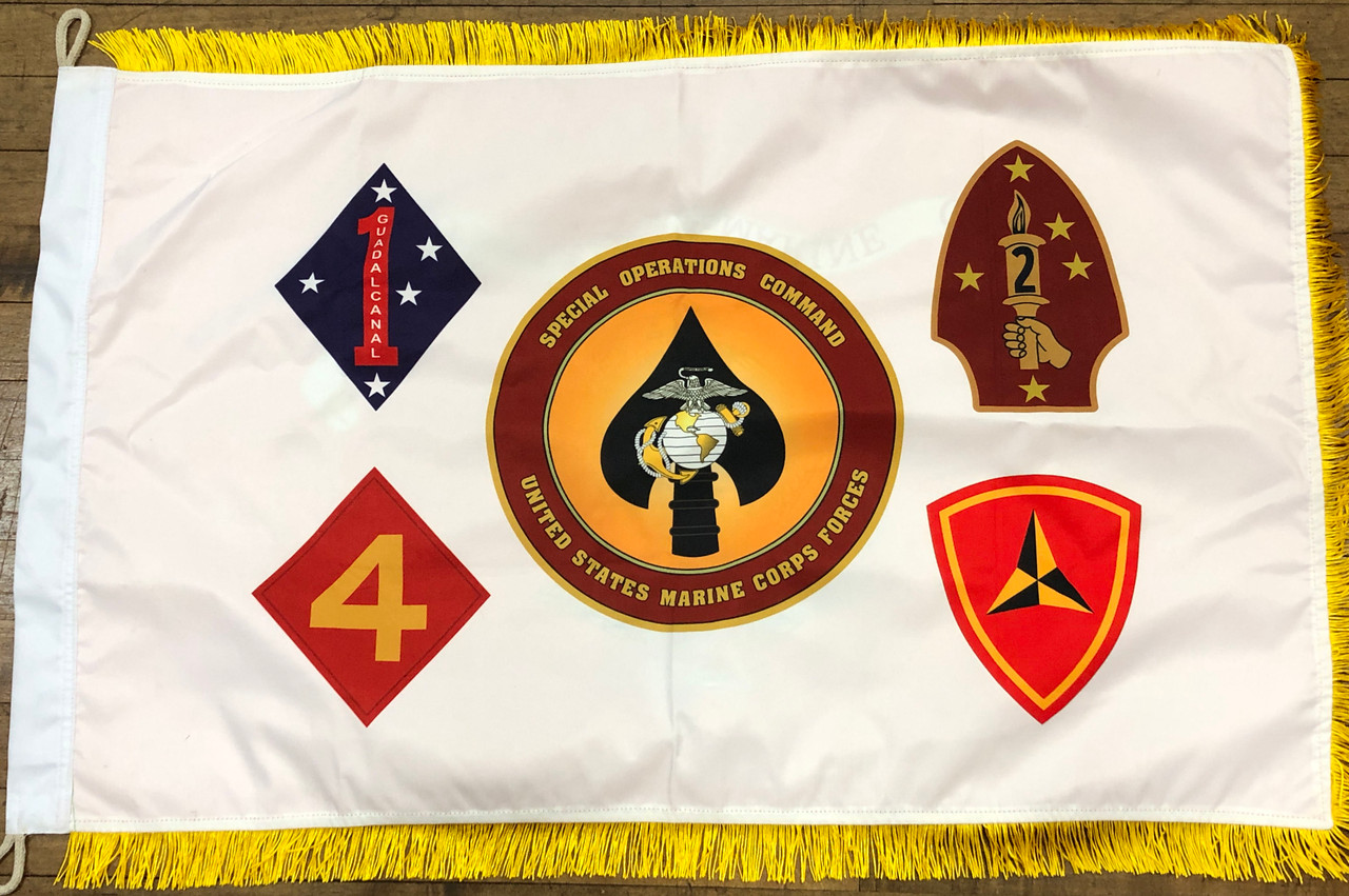USMC Double Sided Flag 3x5’ - SARCO, Inc