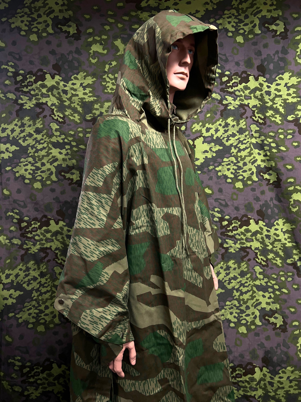 German WWII Splinter Camo Poncho - SARCO, Inc