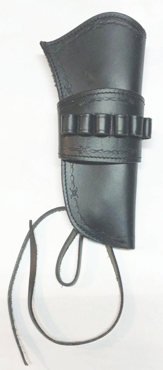 Cowboy Revolver Holster, w/Removable Cartridge Wallet Right Hand ...