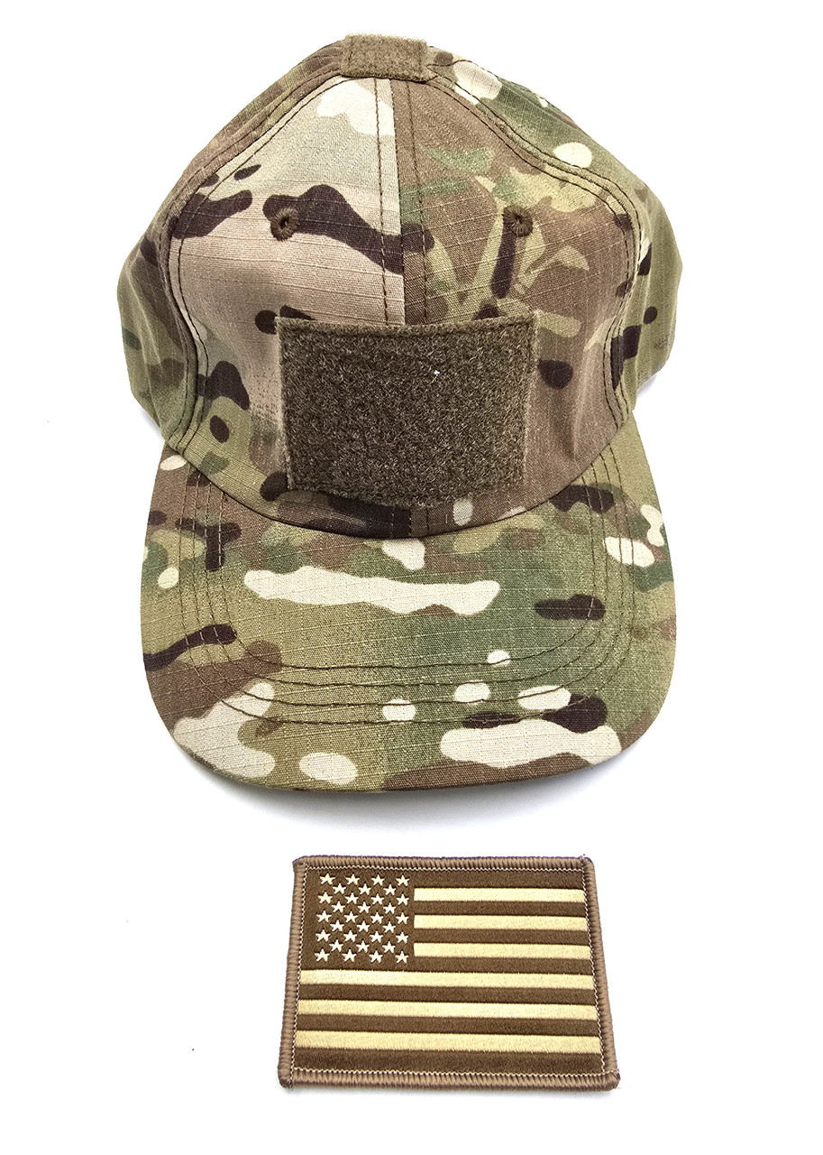 Multi Cam Operator’s Cap w/ Flag Emblem - SARCO, Inc