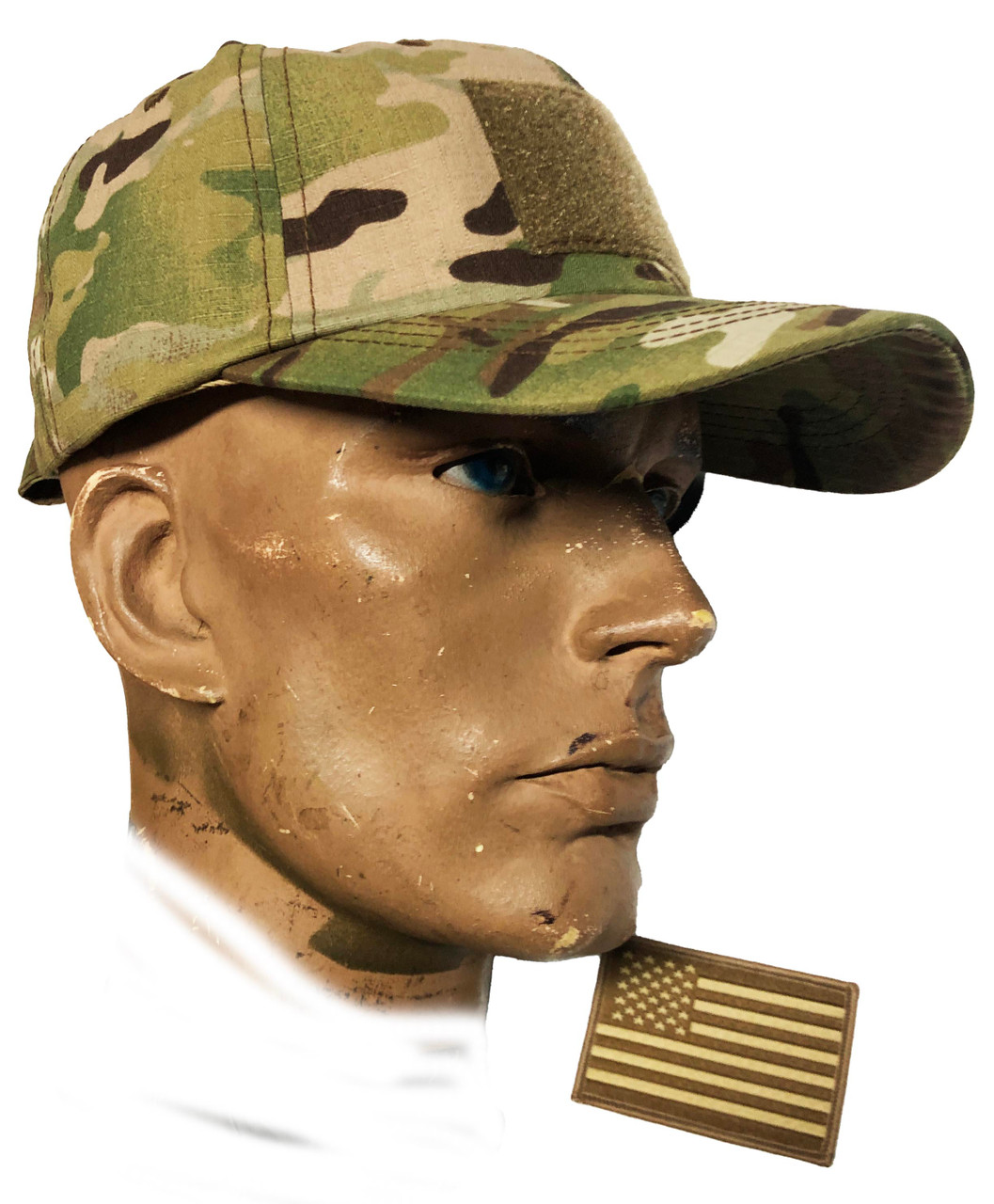 Multi Cam Operator’s Cap w/ Flag Emblem - SARCO, Inc