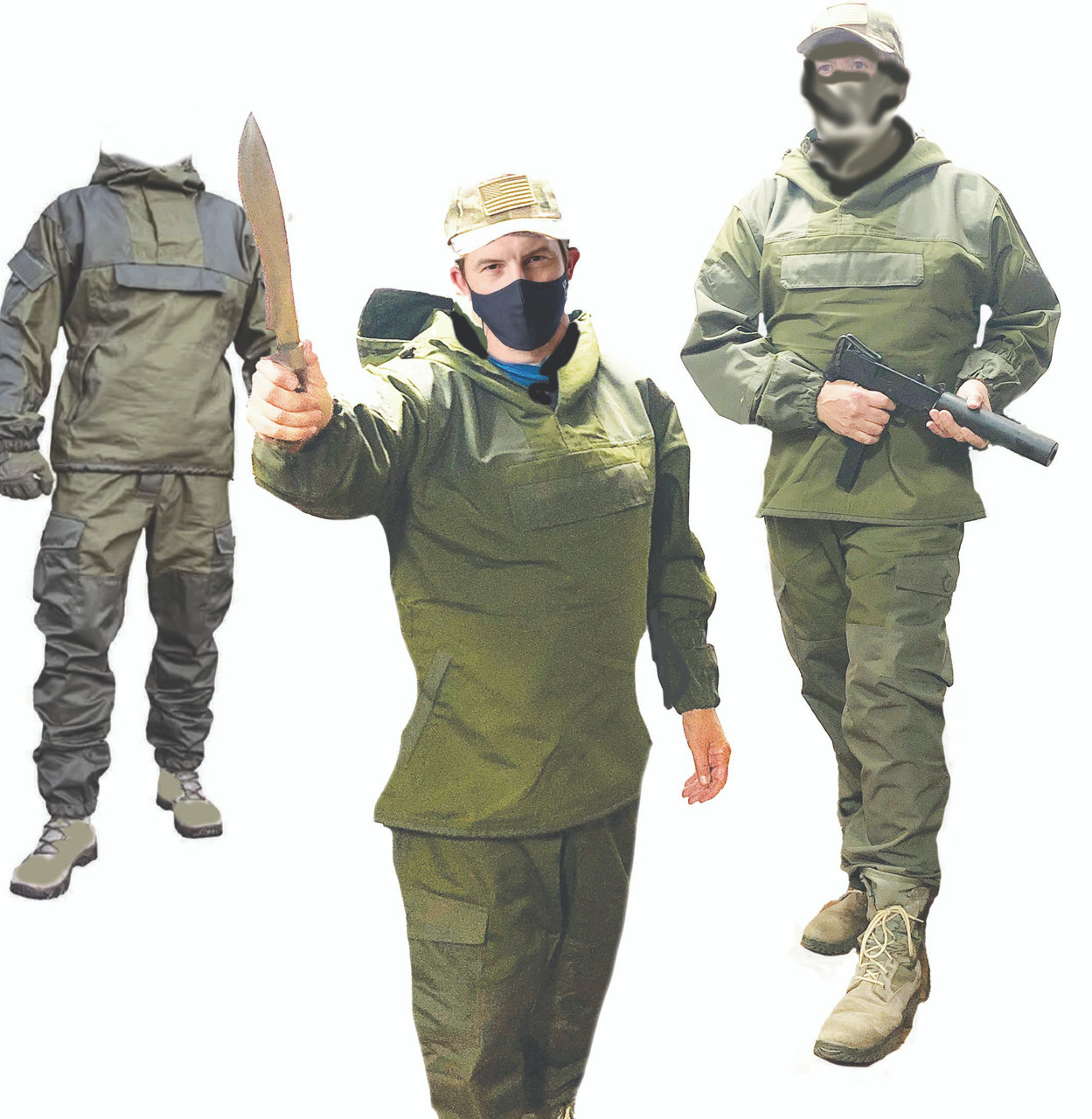 Summer Gorka Anorak Tactical Suit, Olive - SARCO, Inc