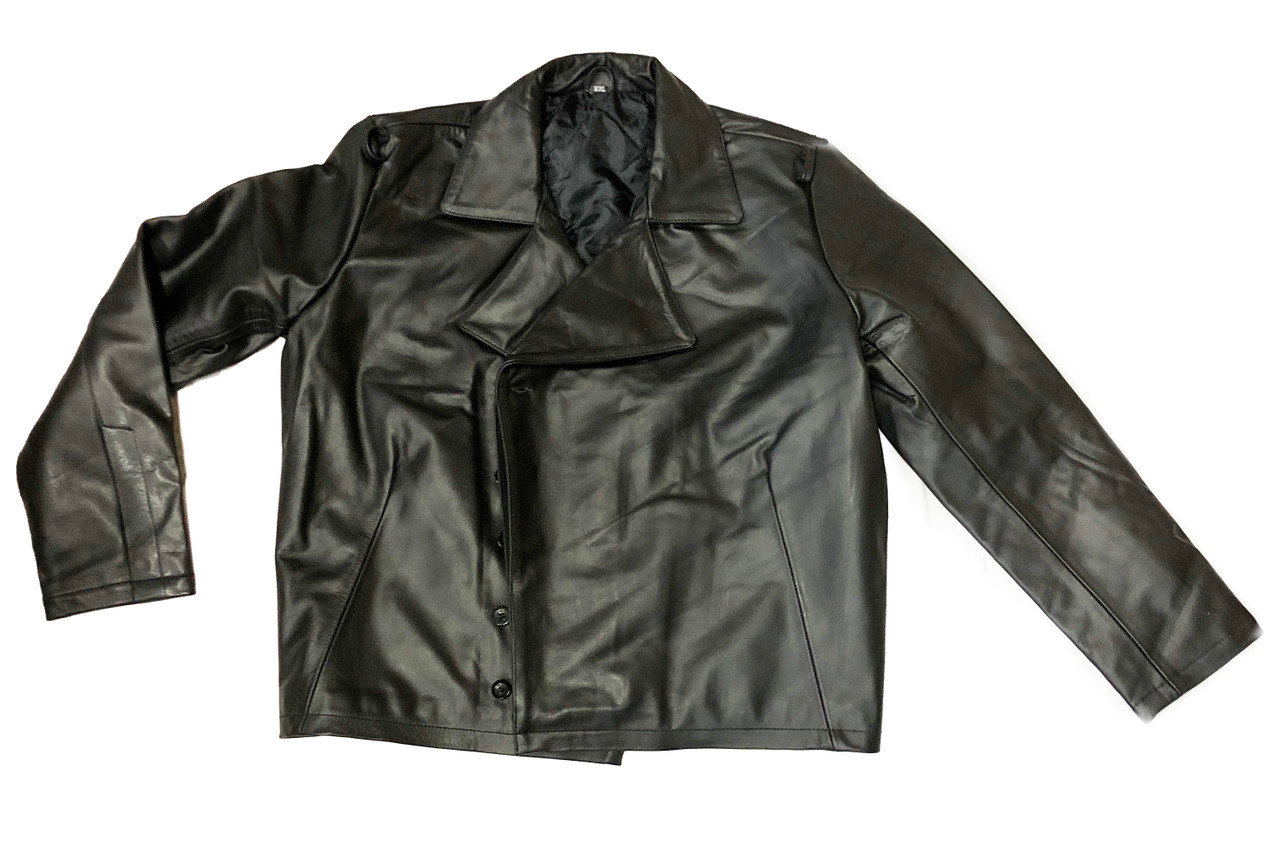 WW2 German Leather 'Panzer' Commander's Jacket - SARCO, Inc