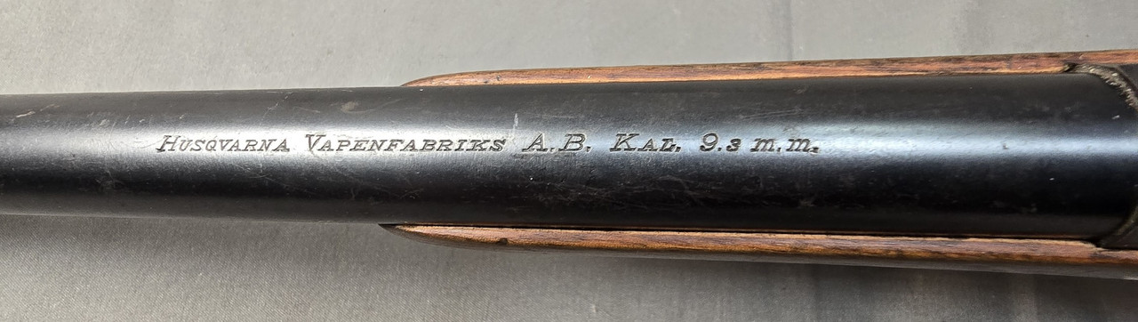 Husqvarna Model 46 Bolt Action Rifle 9.3x57 Caliber Serial No. 12329 ...