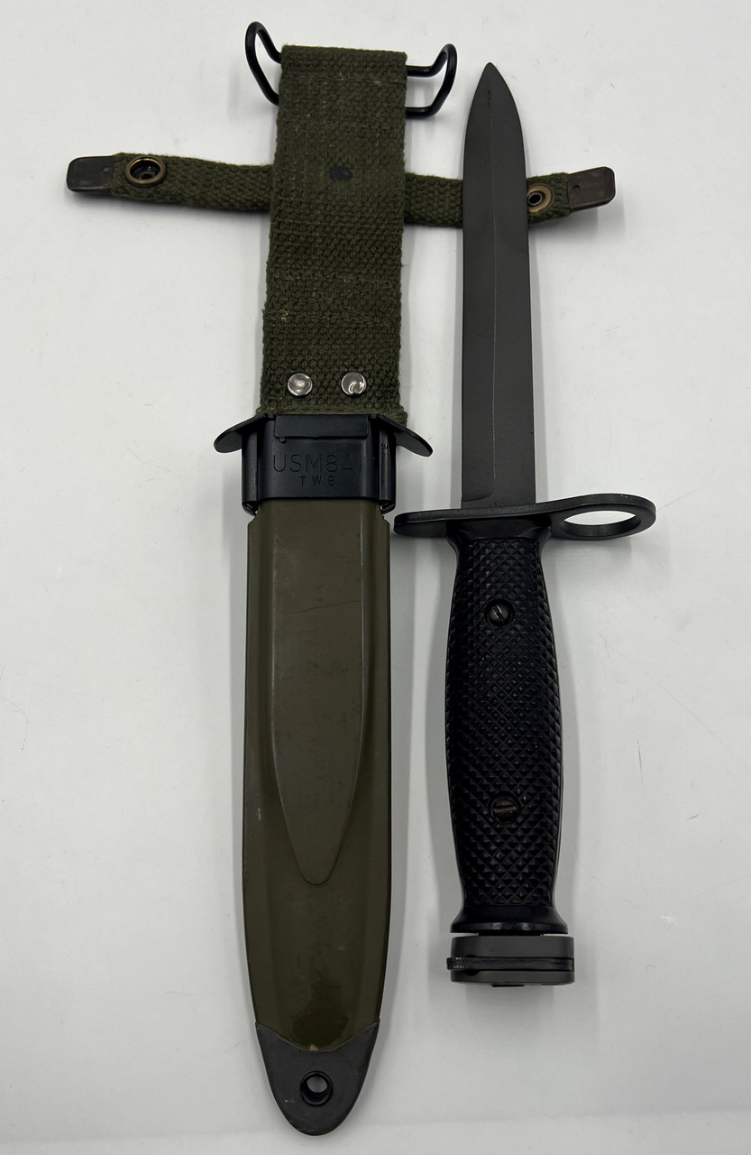 M7 Bayonet - Conetta Manufactured With GI Scabbard - SARCO, Inc
