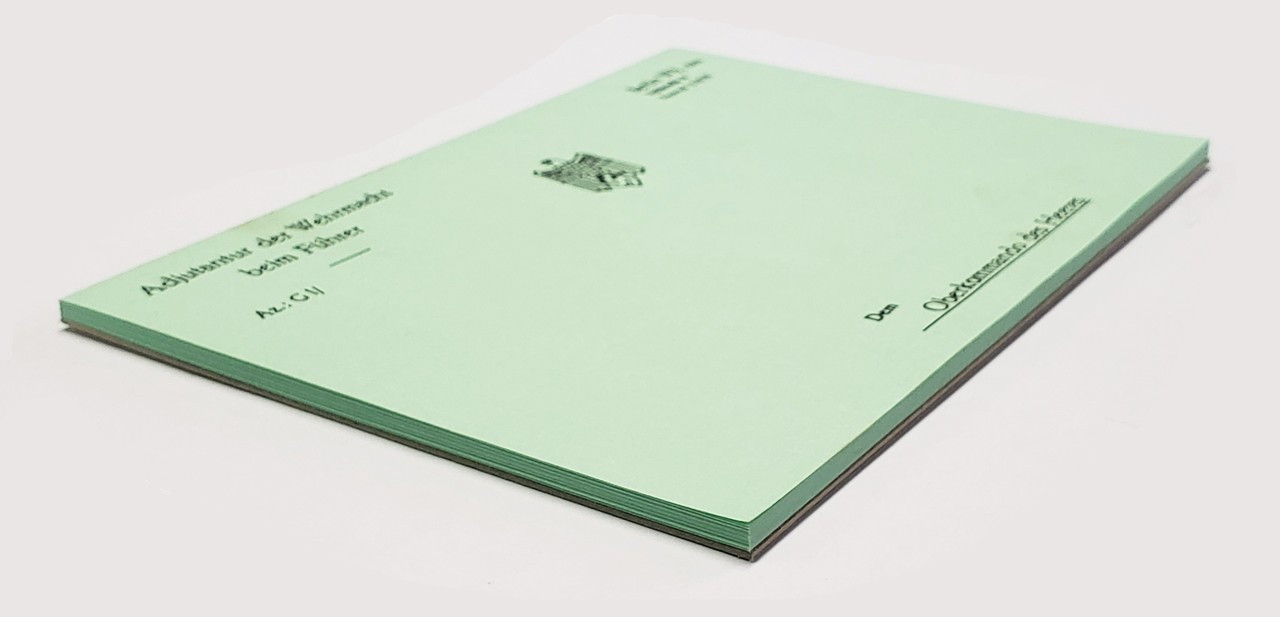 German WWII Wehrmacht Note Pads - SARCO, Inc