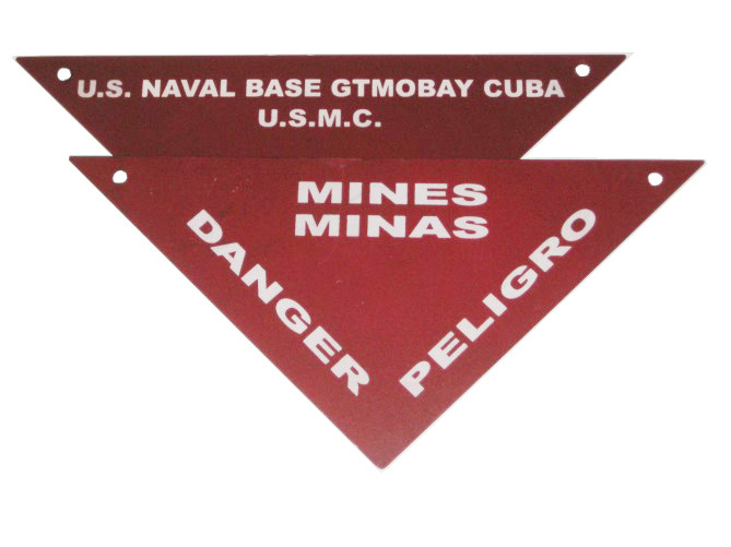 U.S. Guantanamo Bay Mine Field Sign - SARCO, Inc
