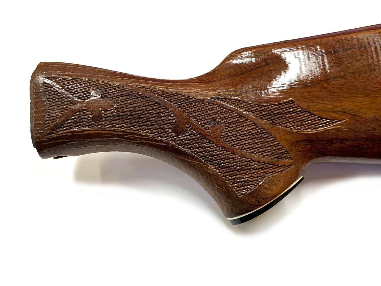 Remington 1100 12gauge GLOSS Buttstock for with checkering & pad ...