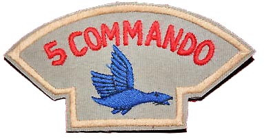 5 Commando Shoulder Patch - SARCO, Inc