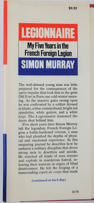 Legionnaire: My Five Years in the French Foreign Legion - SARCO, Inc