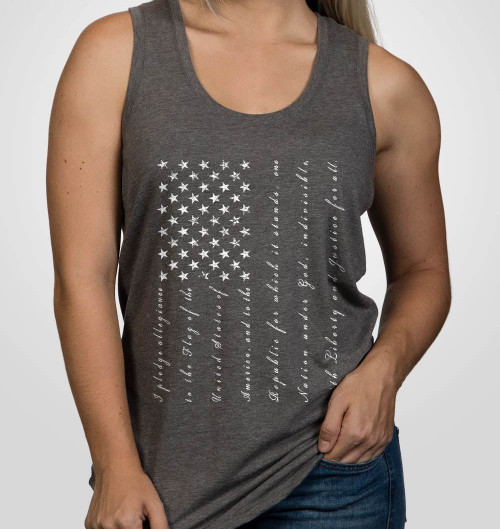 Nine Line Apparel Women's Racerback Tank - The Pledge - SARCO, Inc