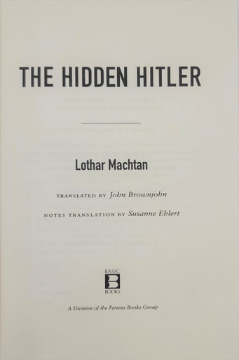 The Hidden Hitler - SARCO, Inc