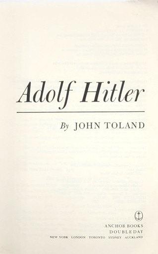 Adolf Hitler, the Definitive Biography - SARCO, Inc