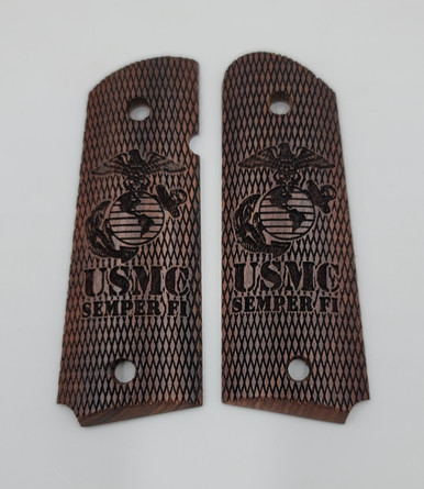 1911 Diamond Grips USMC Marked | SARCO, Inc