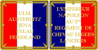 Napoleonic 2nd Regt. Lancers Flag - SARCO, Inc