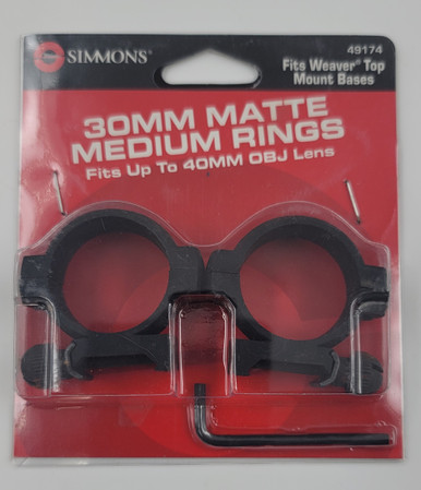 Simmons 30 mm Rings 49174 - SARCO, Inc