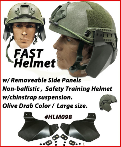 FAST Helmet with Ear Covers ABS - SARCO, Inc