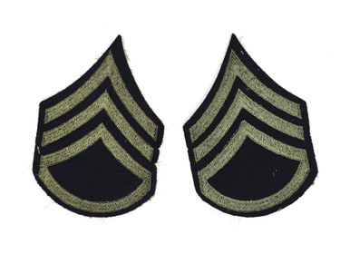 U.S. WW2 Staff Sergeant Chevrons, Original, Pair - SARCO, Inc