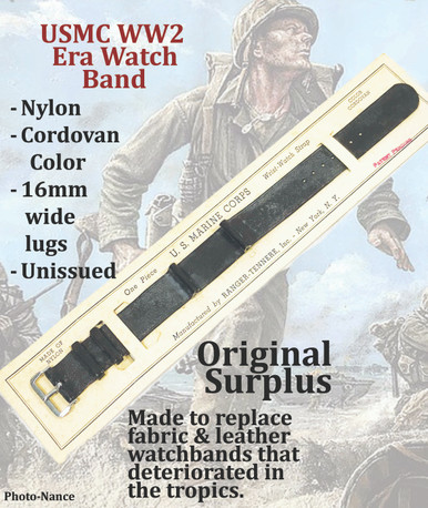 USMC Nylon Wrist Watch Strap - SARCO, Inc