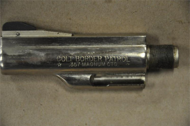 Colt Border Patrol .357 Cal., Nickel, 4" Barrel - SARCO, Inc