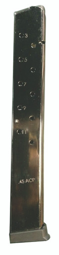 1911 .45 ACP FS 15rd Stainless Magazine - SARCO, Inc
