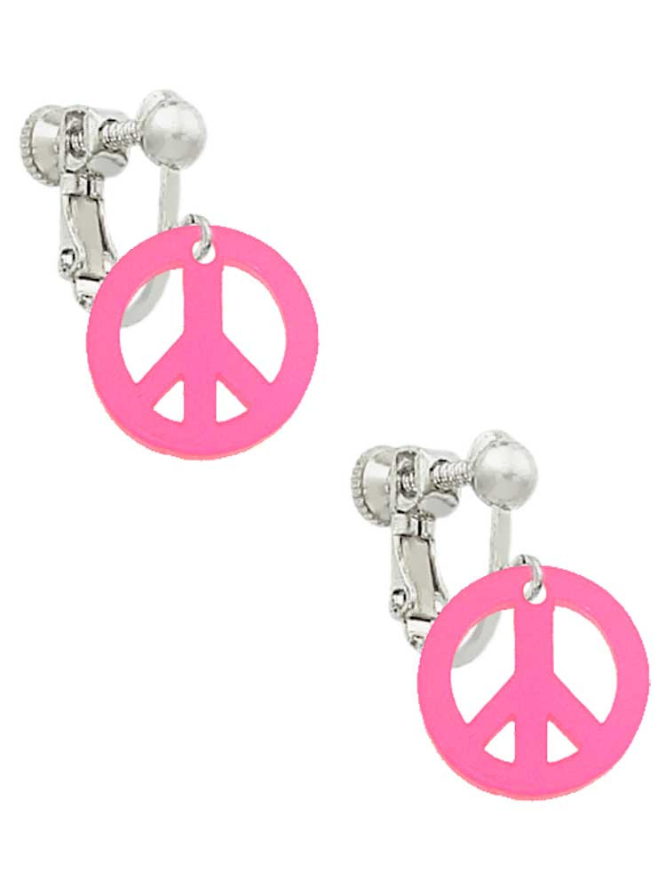 Hot Pink Peace Sign