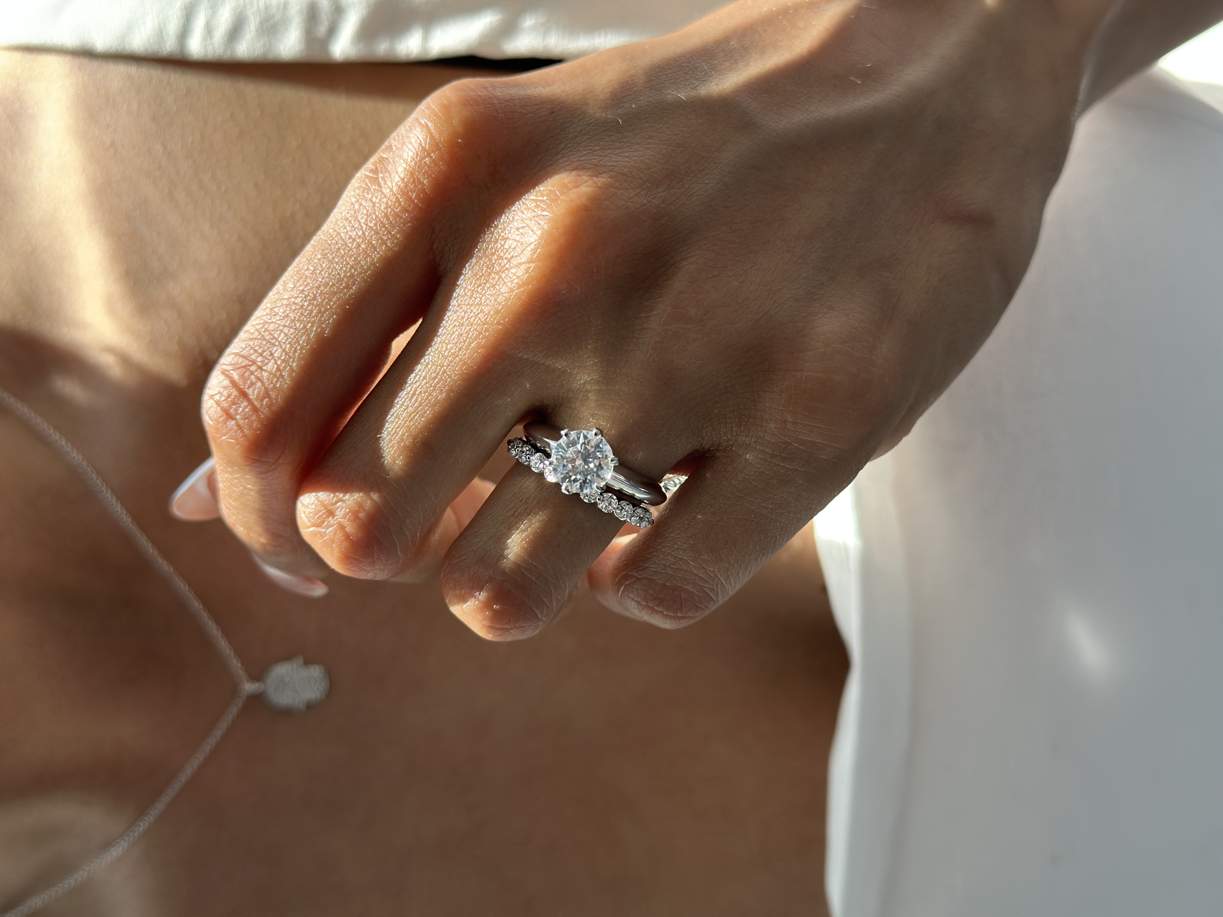 Expert Tips for Pairing an Eternity Band with An Engagement Ring ...
