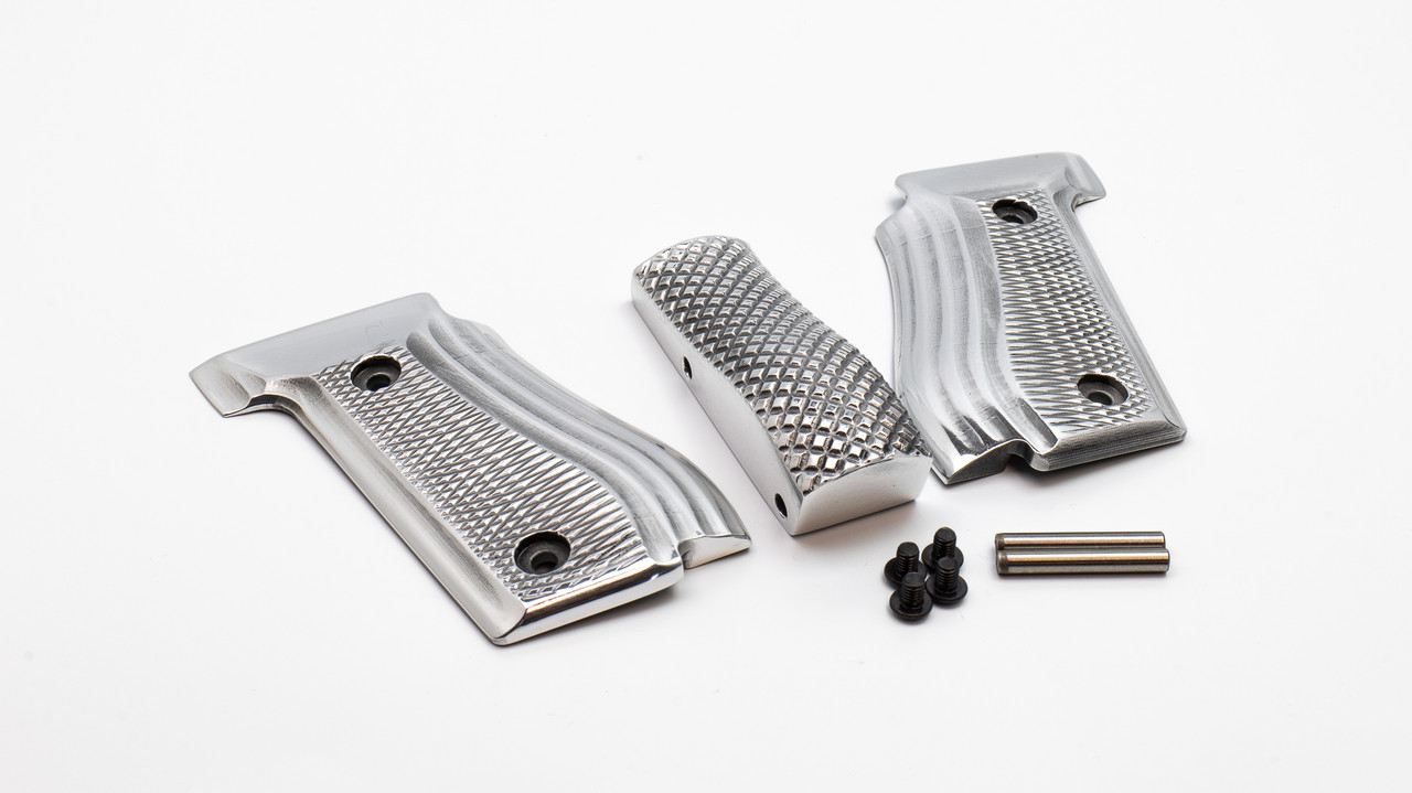 Walther Q4 SF / Q5 Match SF / PDP SF Compact Custom Grips - Polished