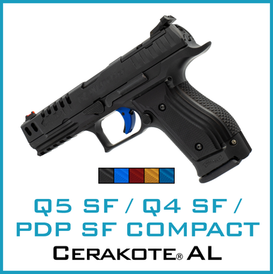Custom CNC Grips — Cerakote® Aluminum | Walther Q4 SF / Q5 Match SF ...
