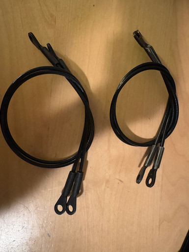Rubber Coated Steel Cable Supports for Loc-On Treestands - Pack of 2