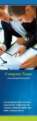 Accounting Firm Theme Custom Bookmarks | 2.75" x 8.5" | 16 pt.