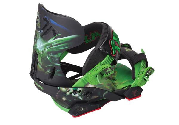Technine L.M. Pro Turtles Snowboard Bindings 2012 | GetBoards.com