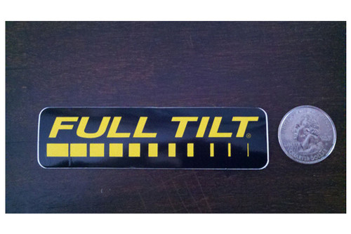 Full tilt Stickers- Black/Yellow | GetBoards.com