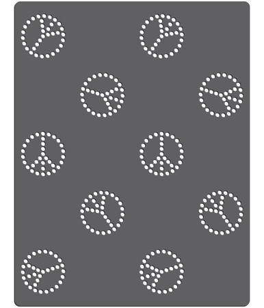 PATTERN - PEACE - Rhinestone Genie
