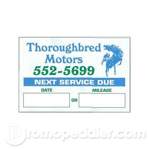 2500 Static Cling Service Sticker Custom - FullColorPR.com