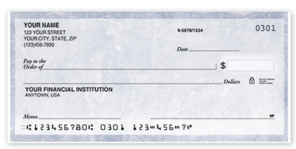 200 Cheques de negocio tamaño personaI de 1-Parte- Original ...