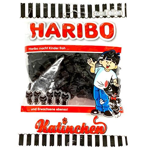 Haribo Katinchen Licorice Cats 7 oz - The Taste of Germany