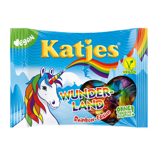 Katjes "Wunderland" Rainbow Edition Gummies, 175g - The Taste of Germany